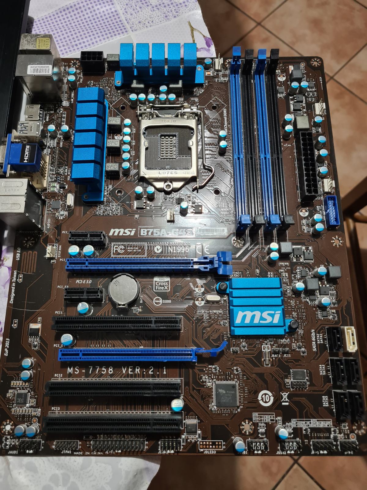 MSI B75A-G43 SOCKET 1155