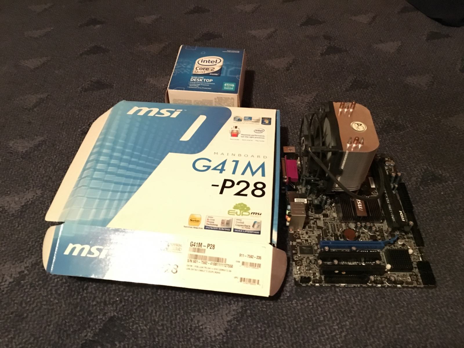 MSI G41M-P28 Intel Socket 775 DDR3 Chipset G41 (DX10 grafička)