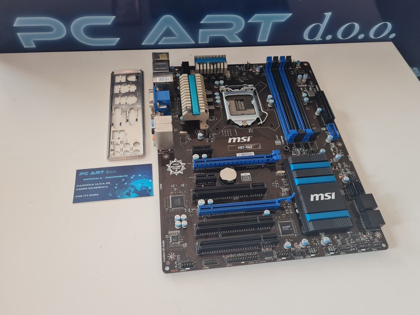 MSI H87-G43, Intel H87, Socket 1150 - Račun / R1 / Jamstvo