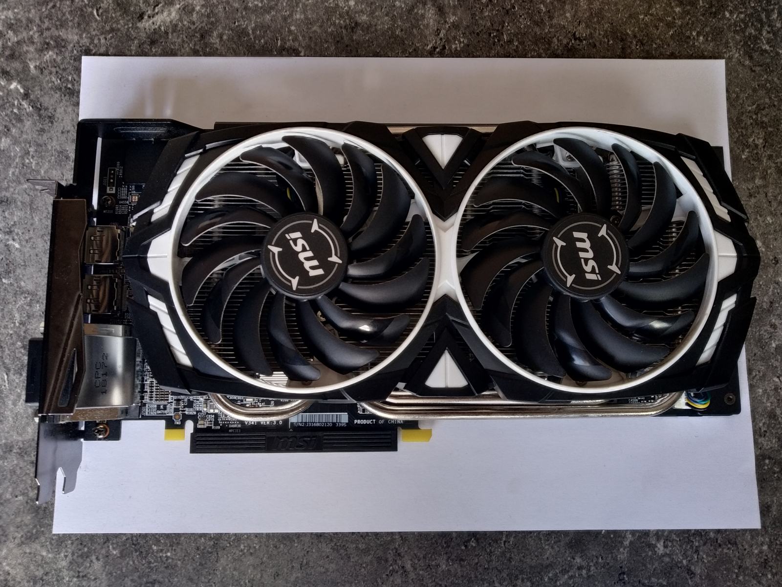 MSI Radeon RX 590 ARMOR 8G OC GDDR5