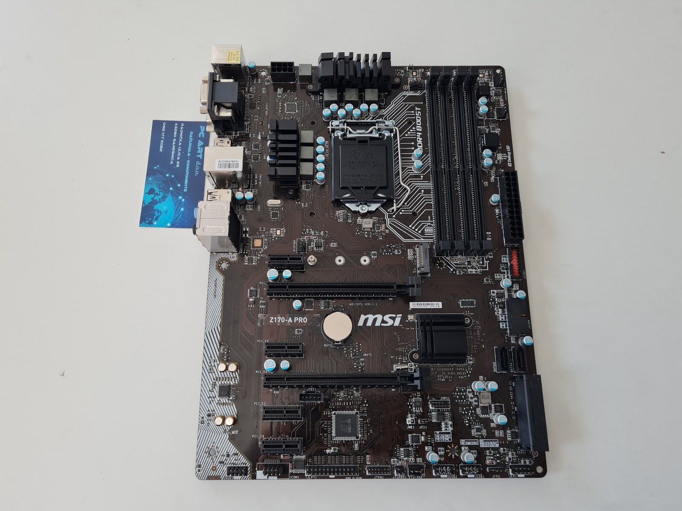 MSI Z170-A PRO, Intel Z170, Socket 1151 - Račun / R1 / Jamstvo