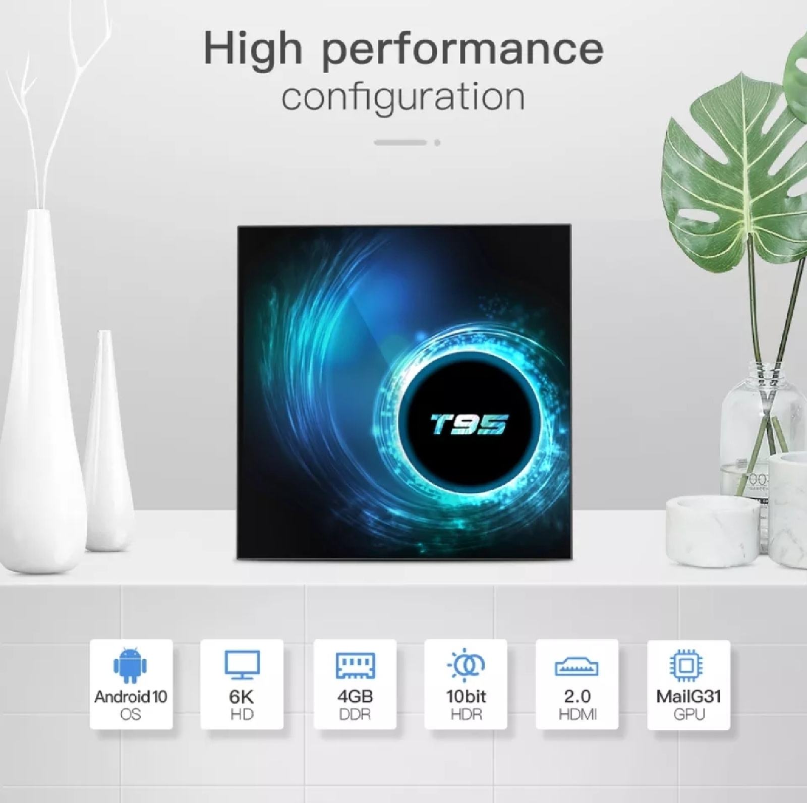 android BOX T95 4GB RAM 32GB 6K