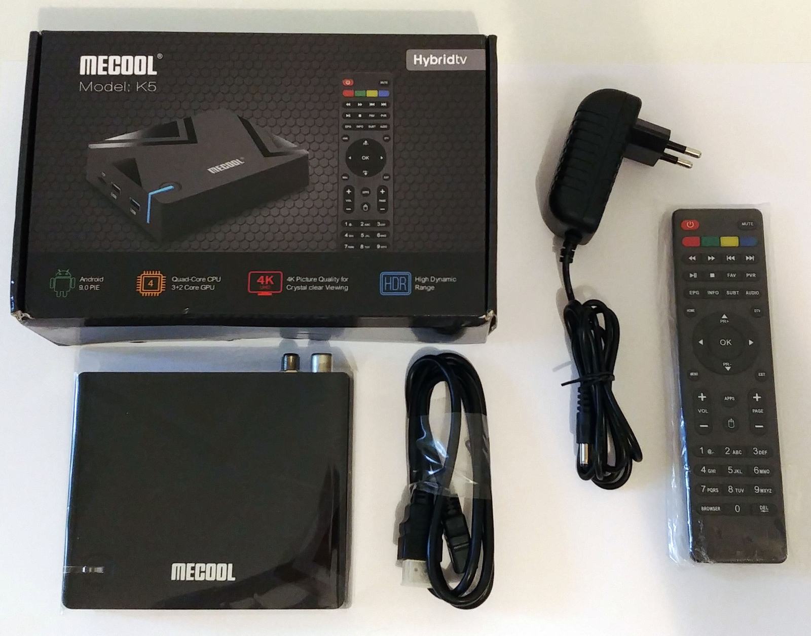 MECOOL K5 DVB-T2/S2/C Hybrid TV Box