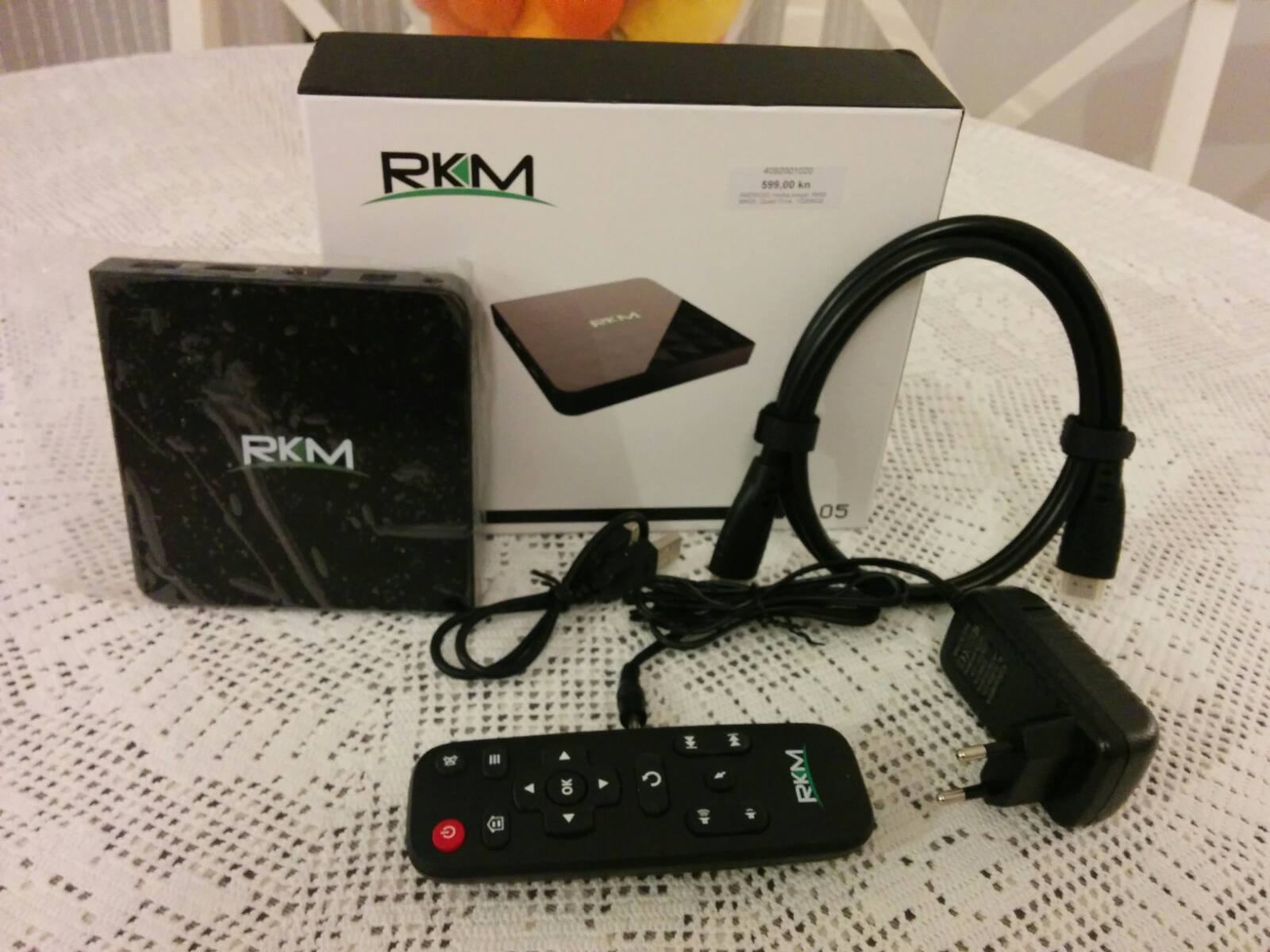 RKM MK05, Quad Core, 1GB/8GB, Android TV BOX
