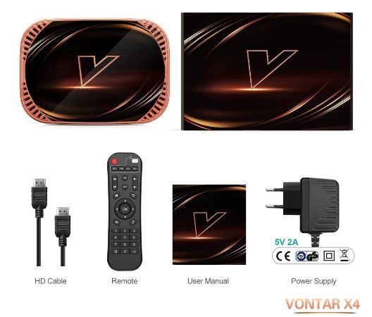 VONTAR X4 Smart TV Box Amlogic S905X4 4/64