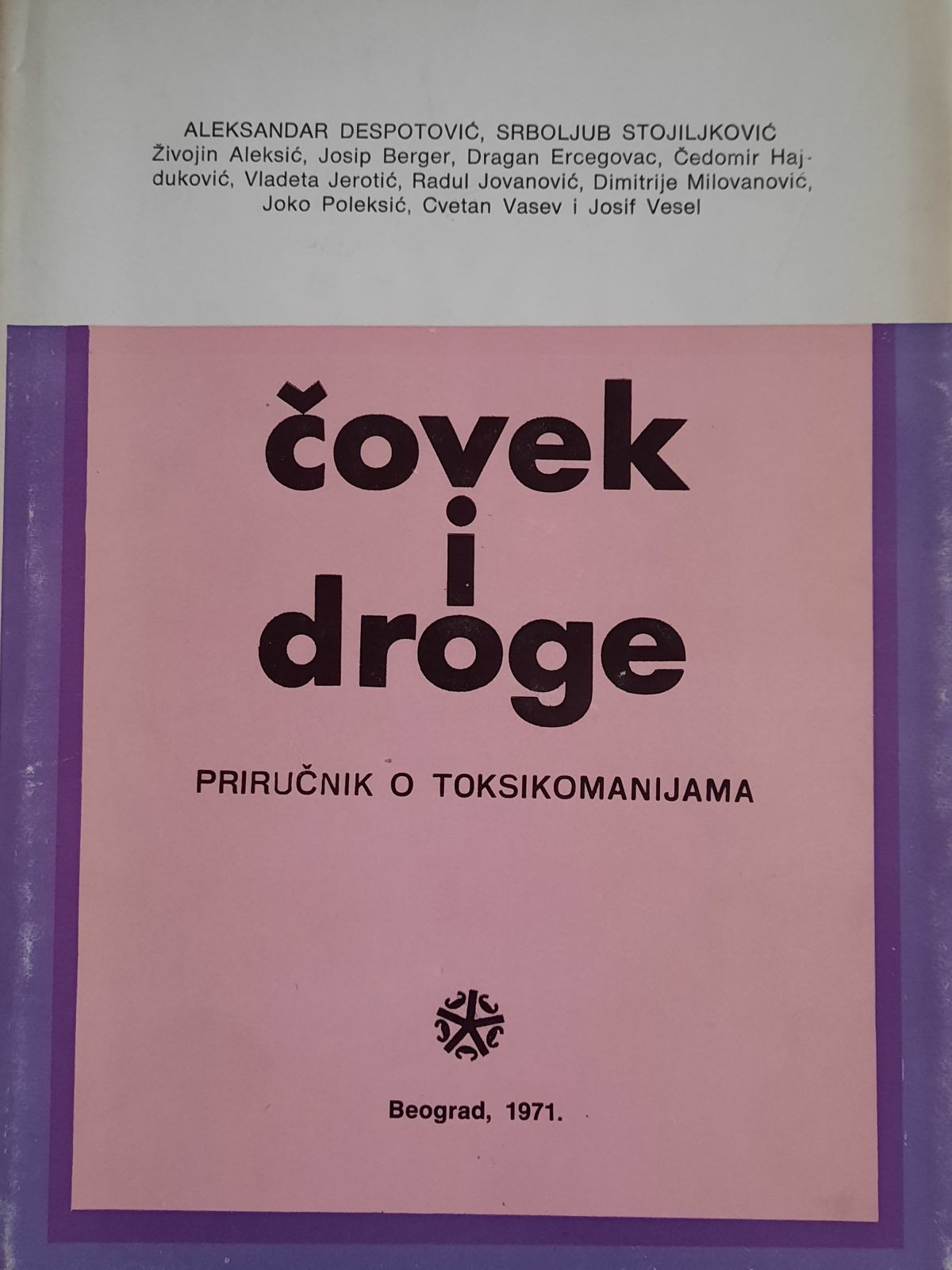 ČOVEK I DROGE