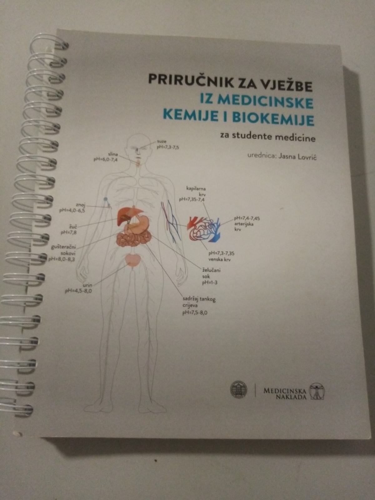 priručnik za vježbe iz medicinske kemije i biokemije