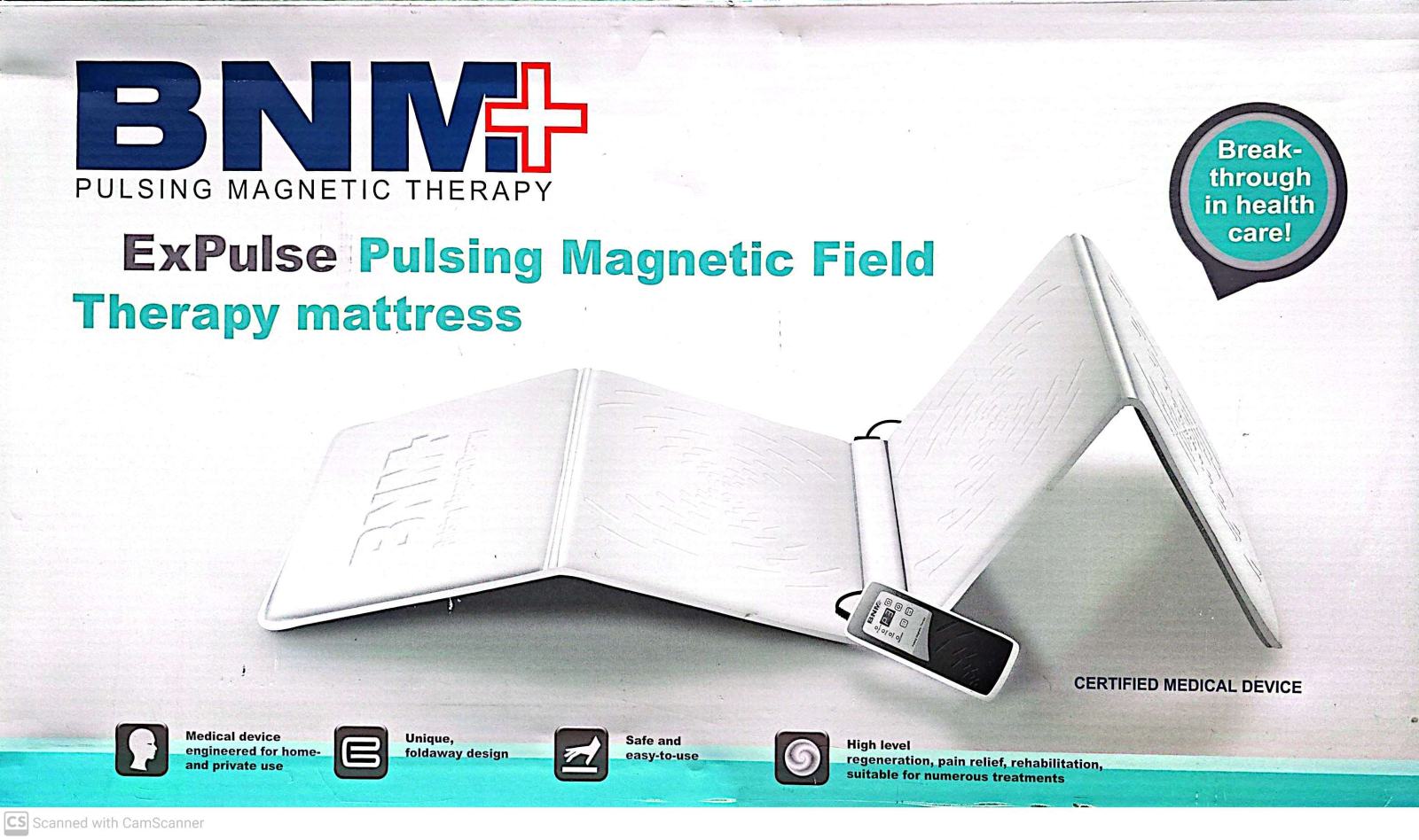 BNM+ ExPuls Pulsni magnetno terapijski madrac