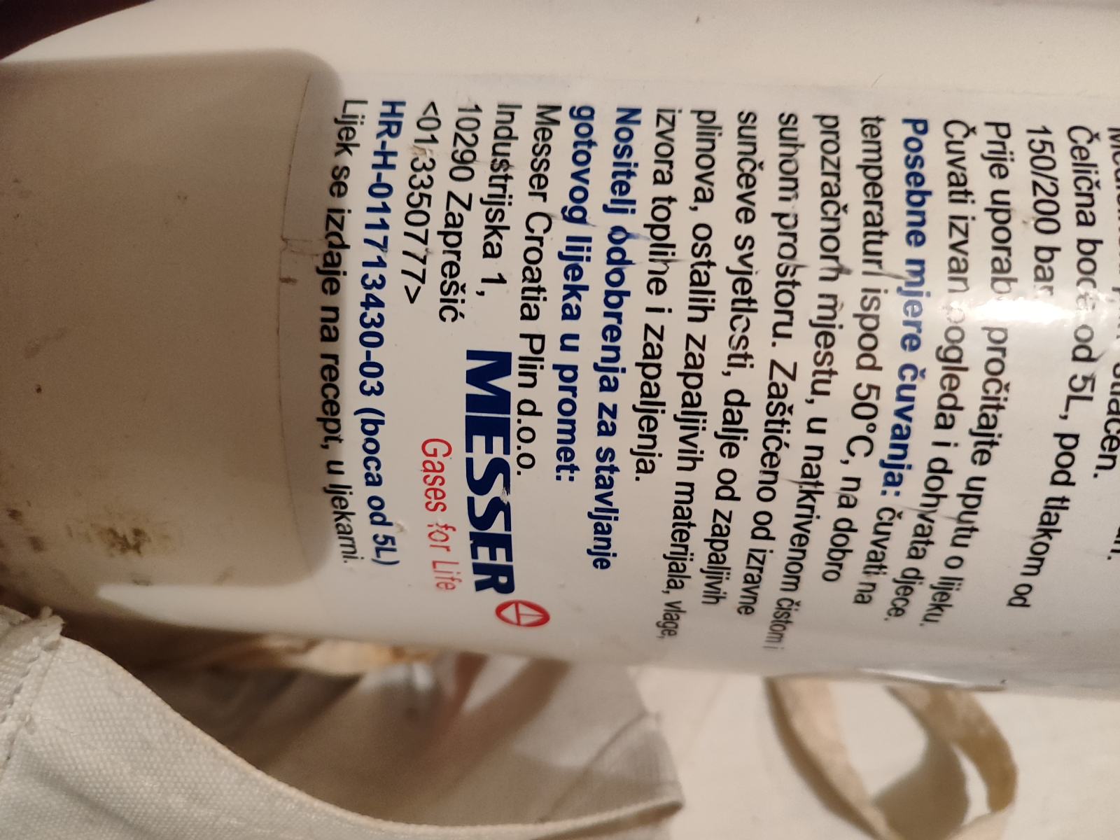 Boca za medicinski kisik 5l