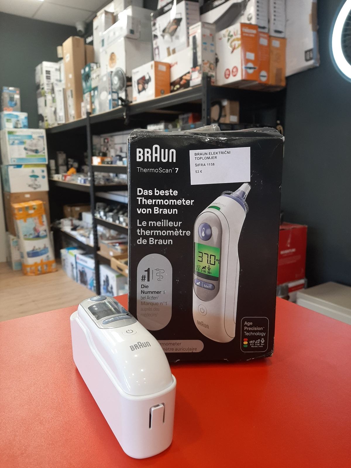 Braun električni toplomjer