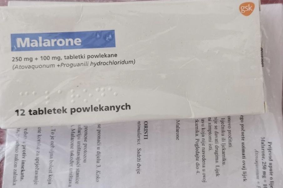 Malarone - tablete protiv malarije
