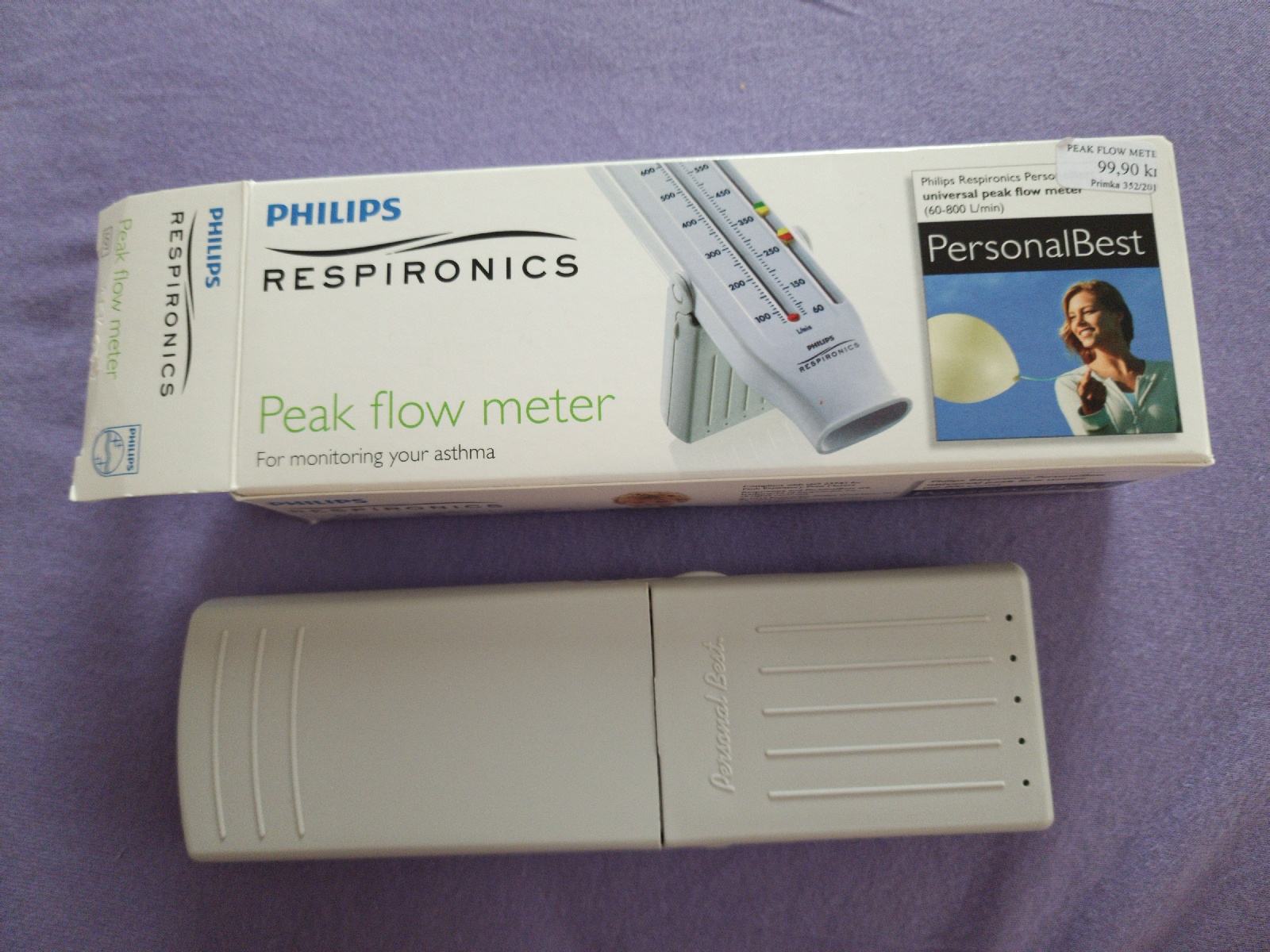 peak flow meter respironics astma