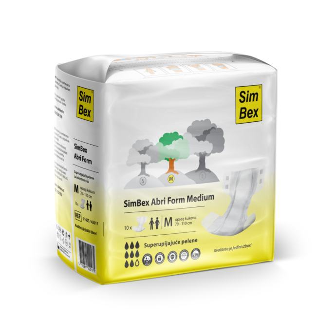 Pelene za odrasle SIM BEX ABRI FORM L **128paketa**