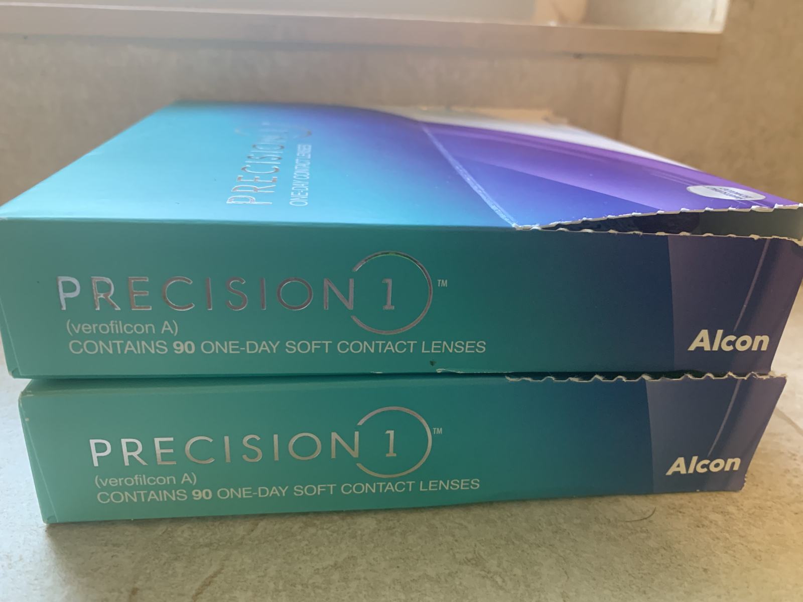 Precision One 90 jednodnevne kontaktne leće -3.25