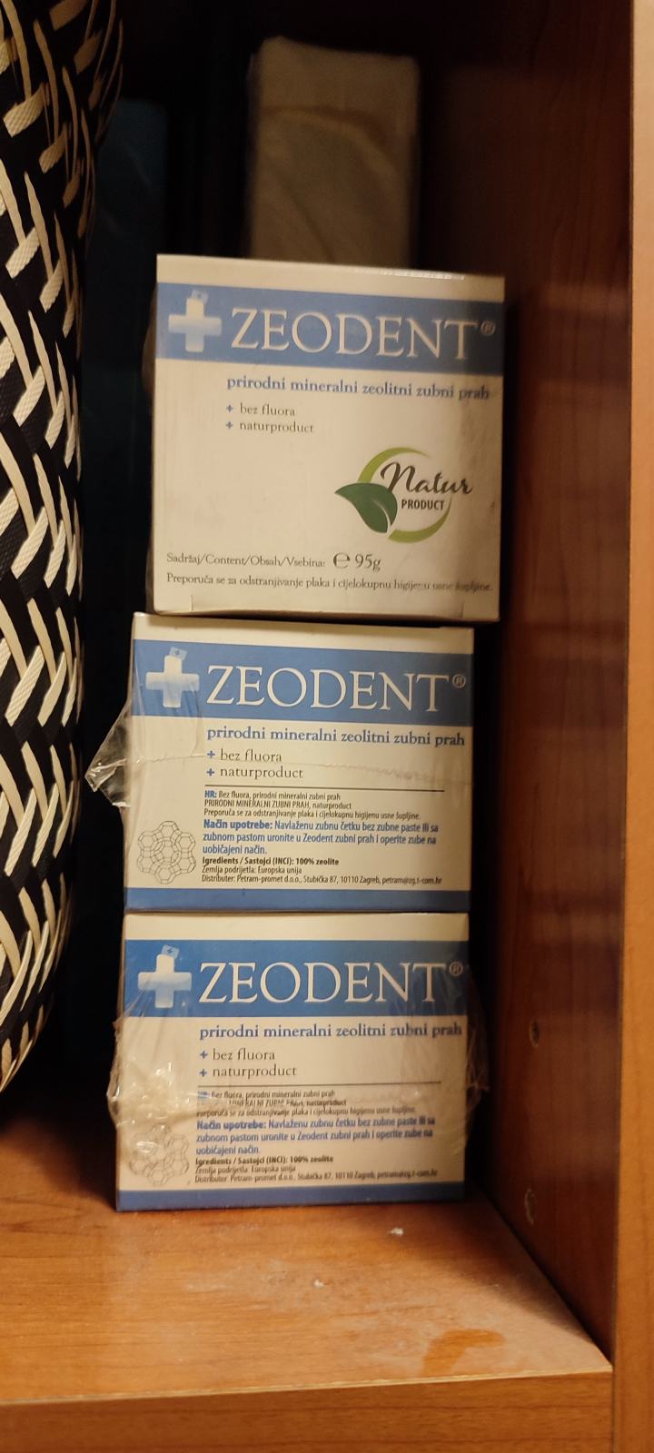 Zeodent prah 95 grama komad