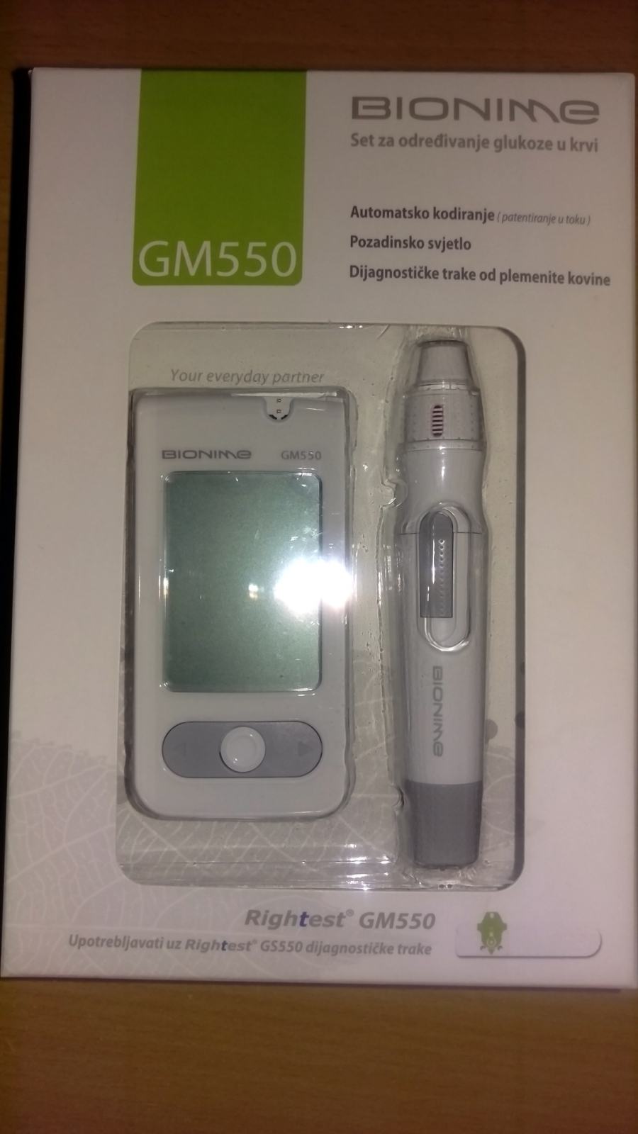aparat za kontrolu šećera BIONIME GM 550