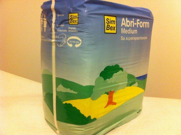 Pelene za odrasle Sim-Bex Abri-Form Medium - 320 kom./400 kn JEFTINO!