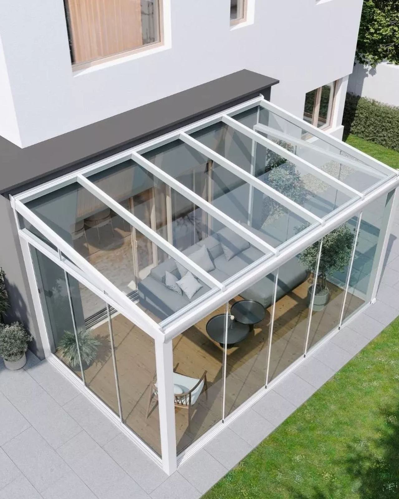 STAKLENA NADSTREŠNICA · VERANDA SYSTEM