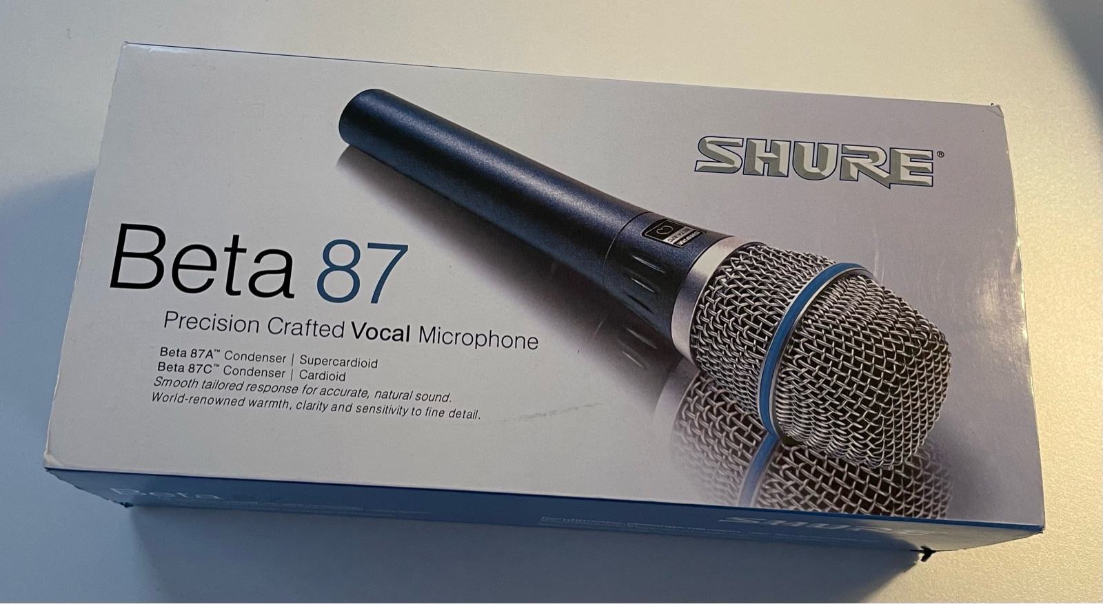 Shure Beta 87 A , mikrofon original