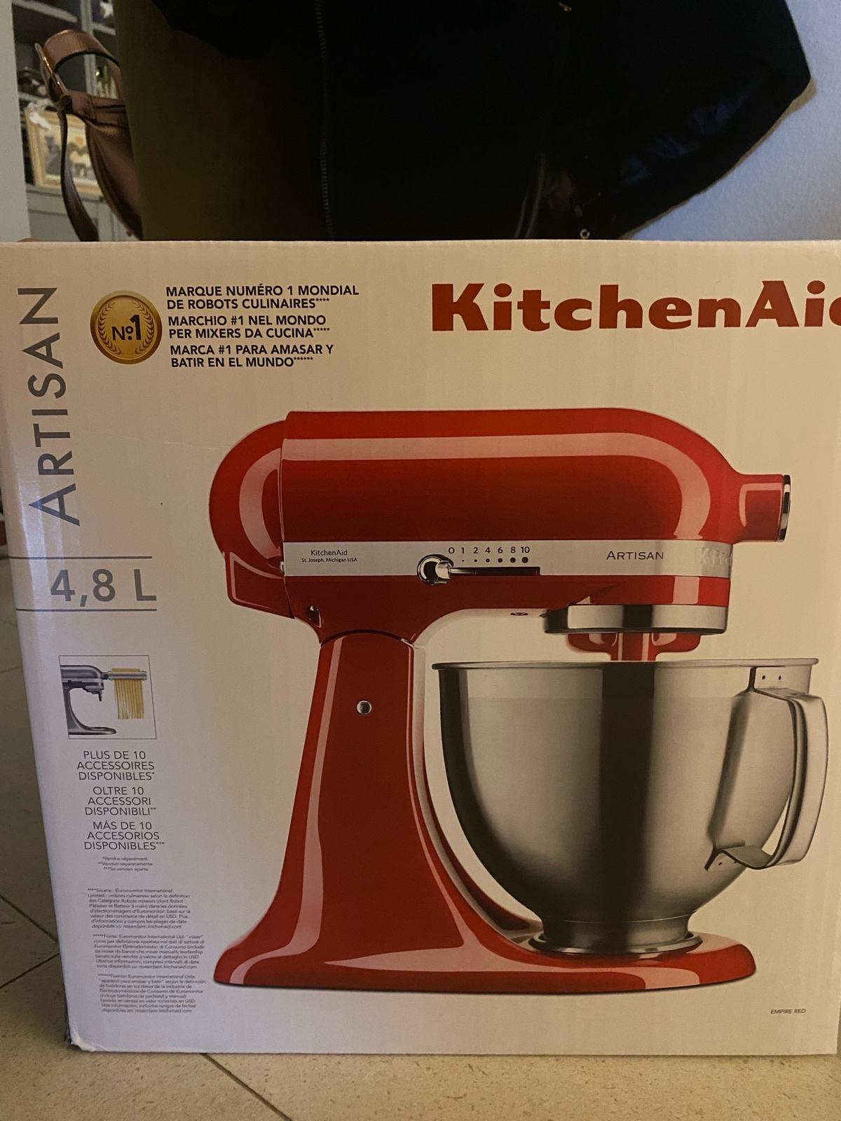 Kitchen Aid Artisan KSM 185 empire red