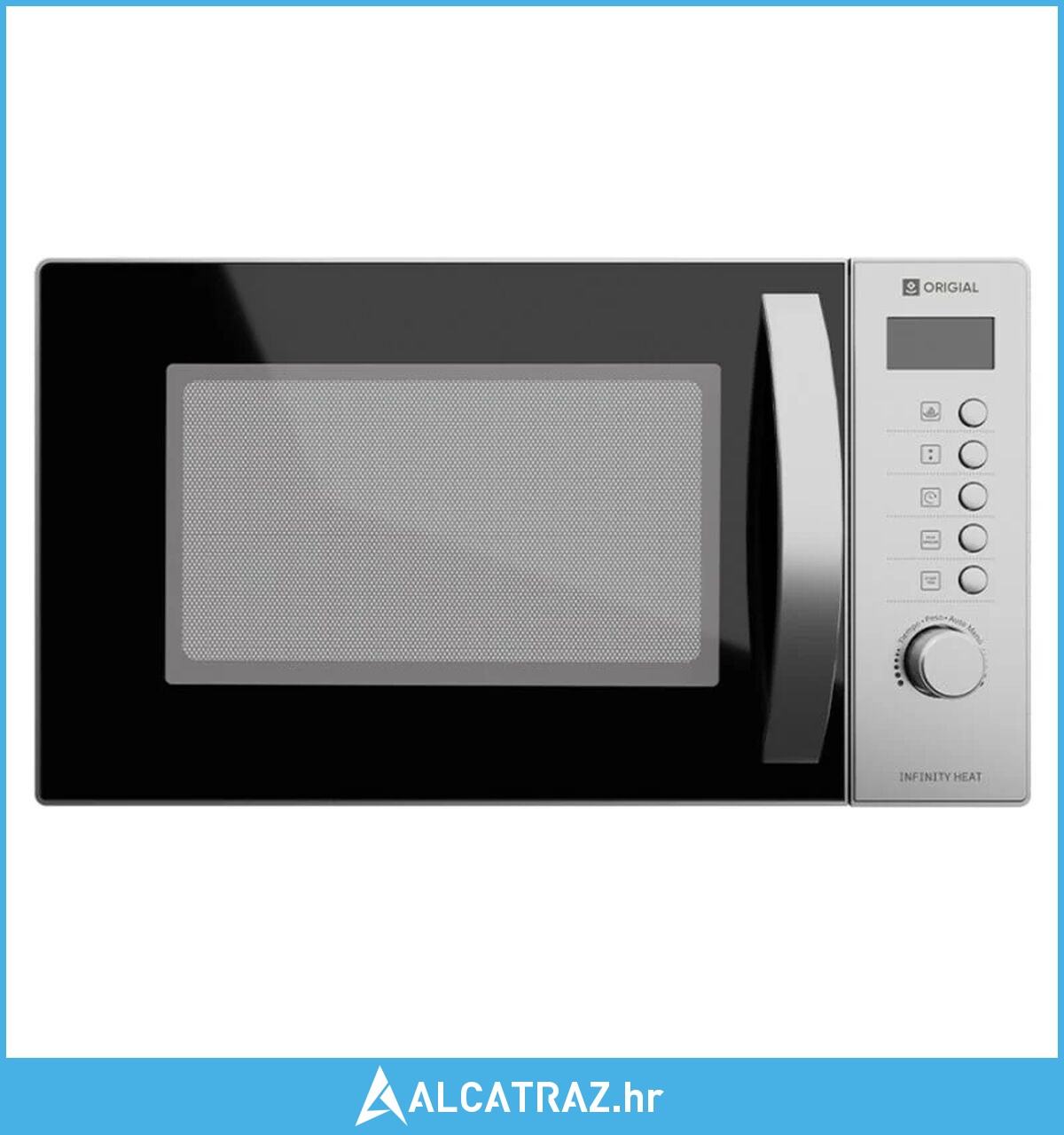 Mikrovalna Pećnica s Roštiljem Origial ORIMICG20FSS Srebrna 20 L 1000