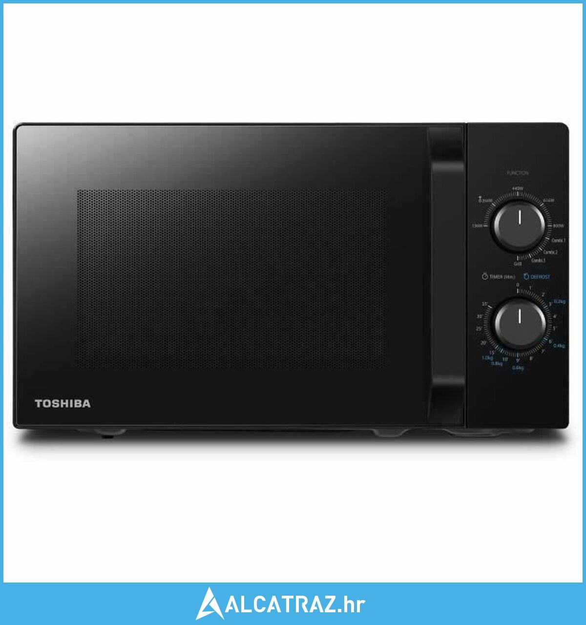 Mikrovalna Pećnica s Roštiljem Toshiba MW2 -MG20P (BK) 800 W 20 L - NO