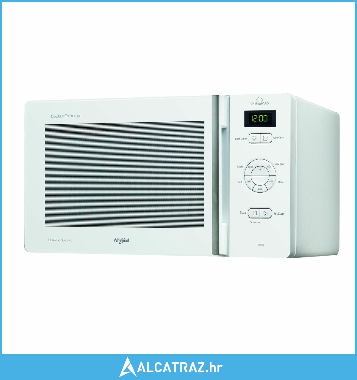 Mikrovalna Pećnica s Roštiljem Whirlpool Corporation ChefPlus Bijela 8