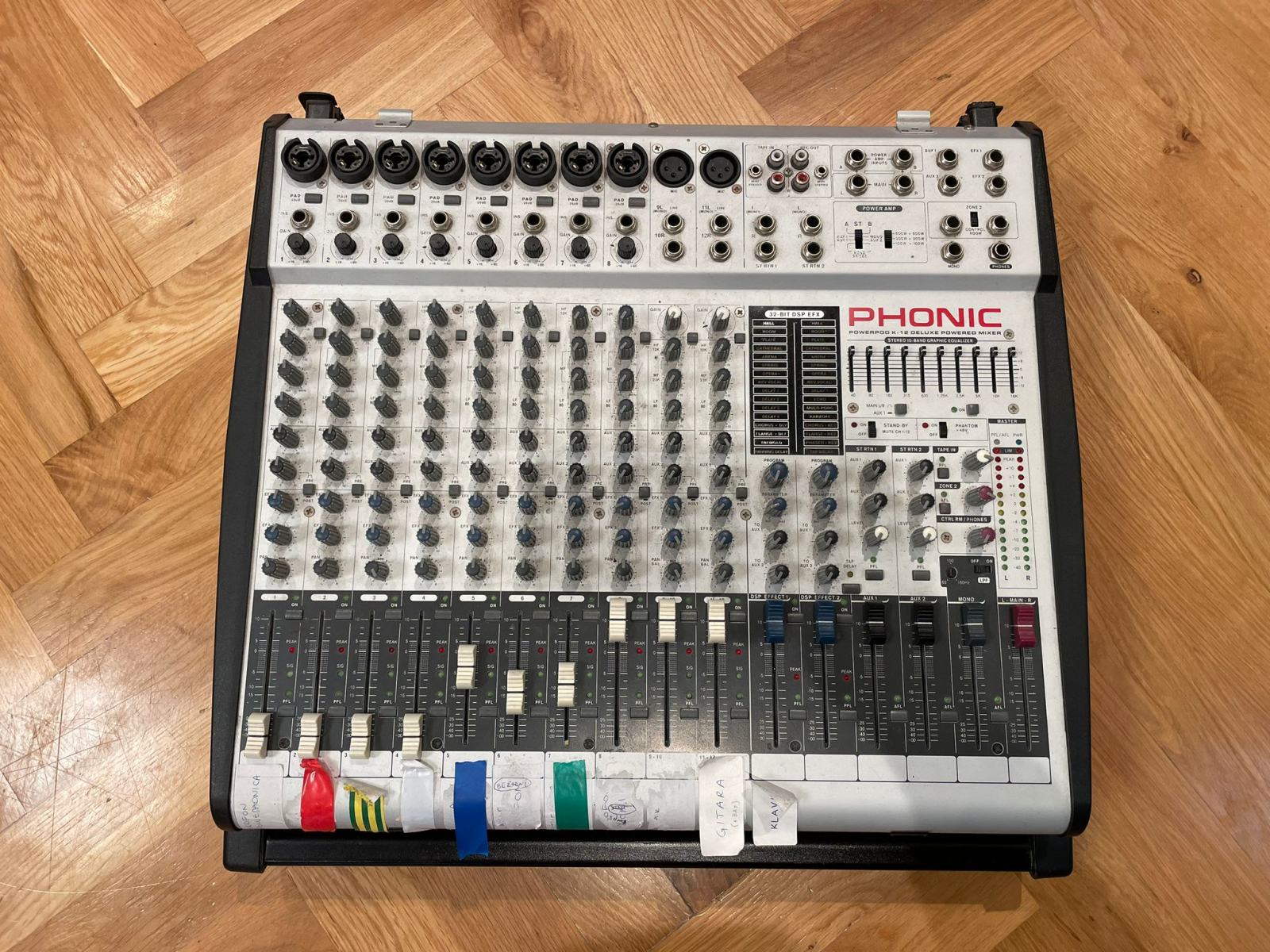 Mixer Phonic powerpod K - 12 deluxe powered (500 W)