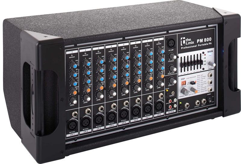 PA MIXER the t.mix PM800 Powered Mixer
