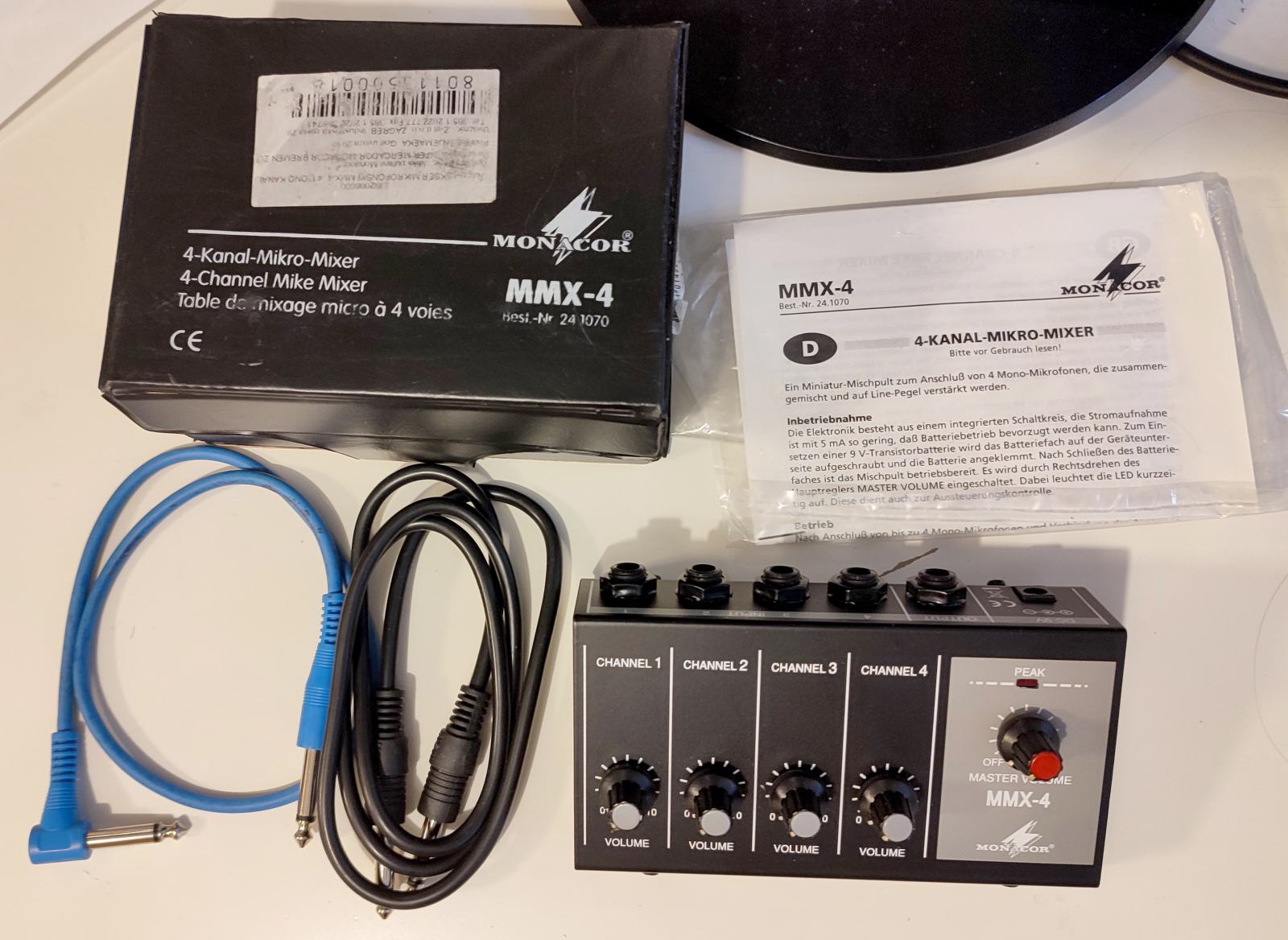Monacor MMX-4 + poklon dva jack kabela