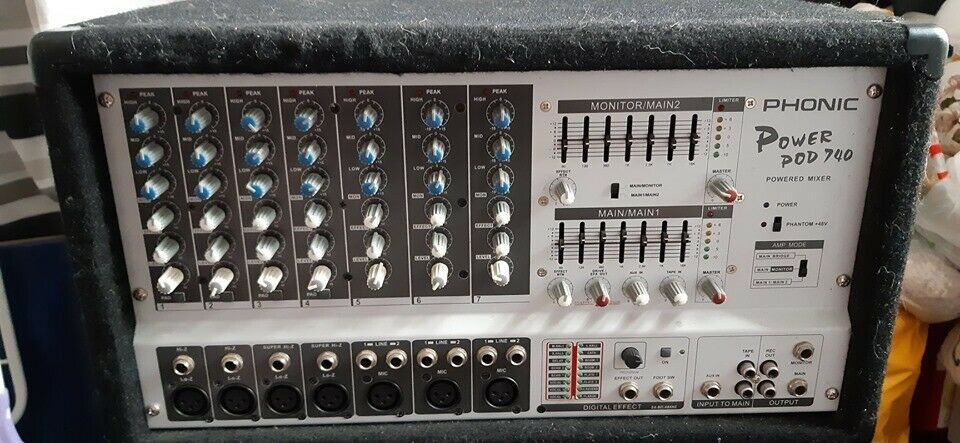 Phonic powerpod 740 sa 4 zvučnika phonic
