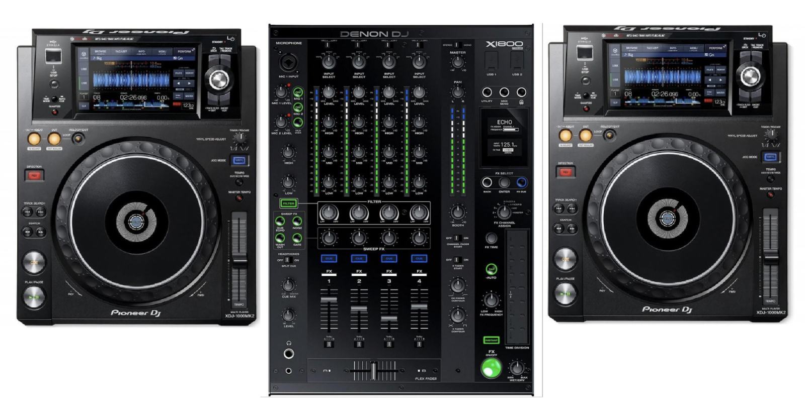 Pioneer - Denon DJ Set