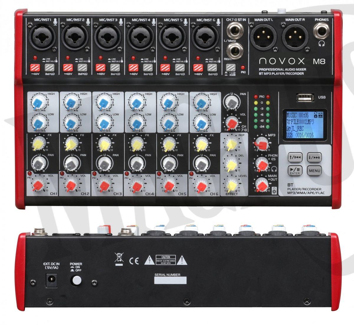 Prodajem profesionalni mixer NOVOX M8 KM2 kao nov.