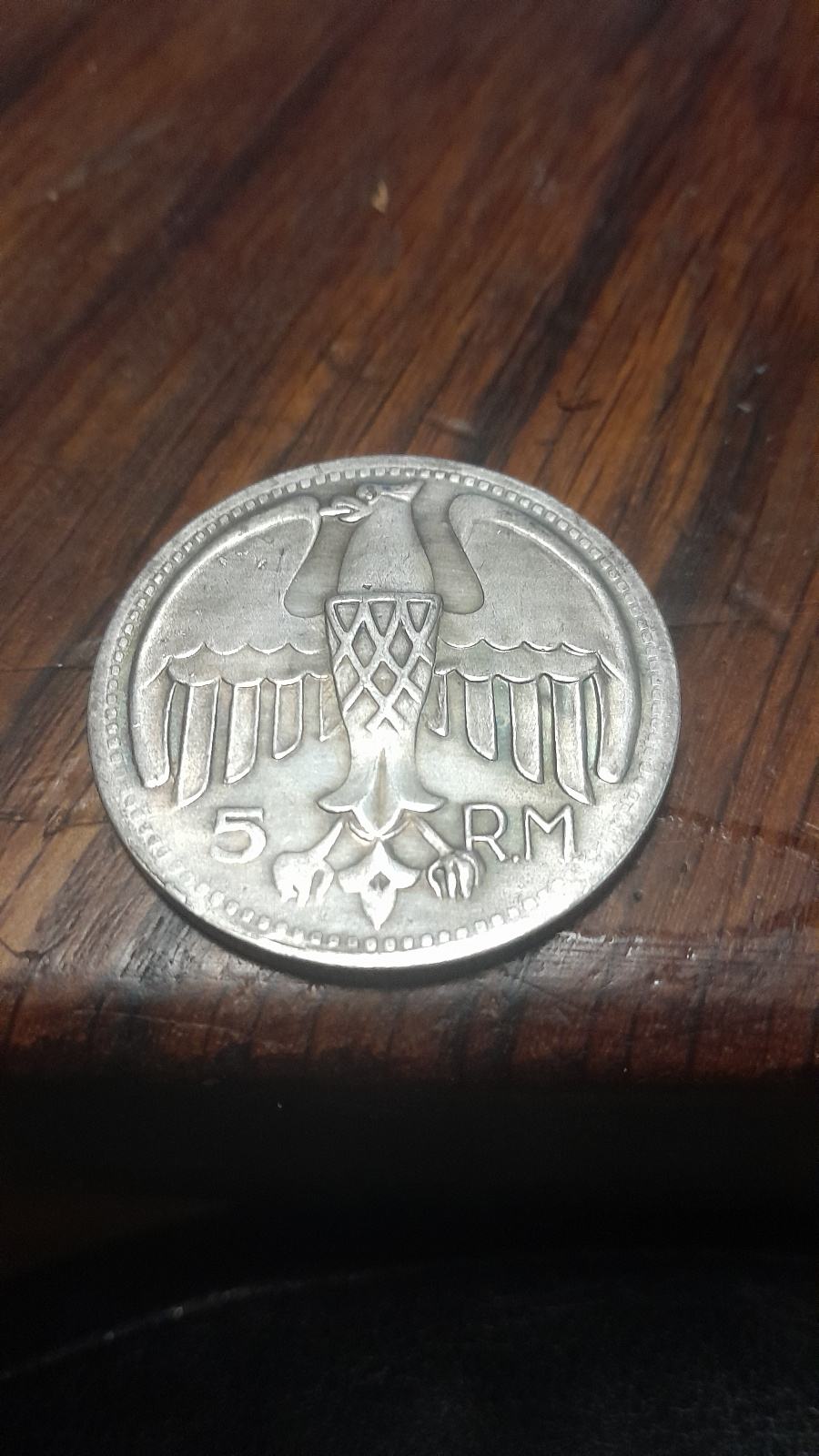 5 rm 1935 komemorativni novcic
