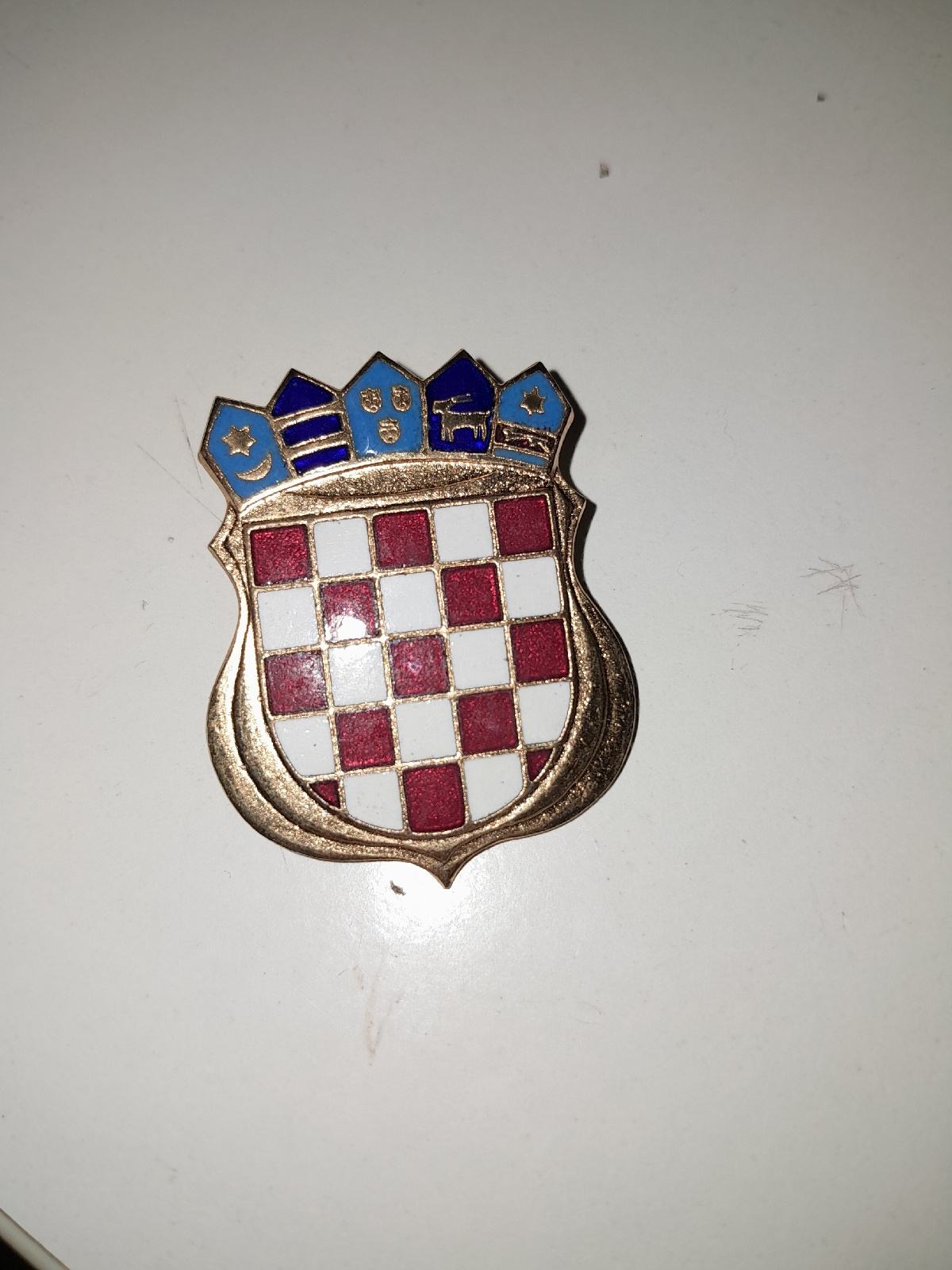 Hrvatski grb, oznaka za kapu