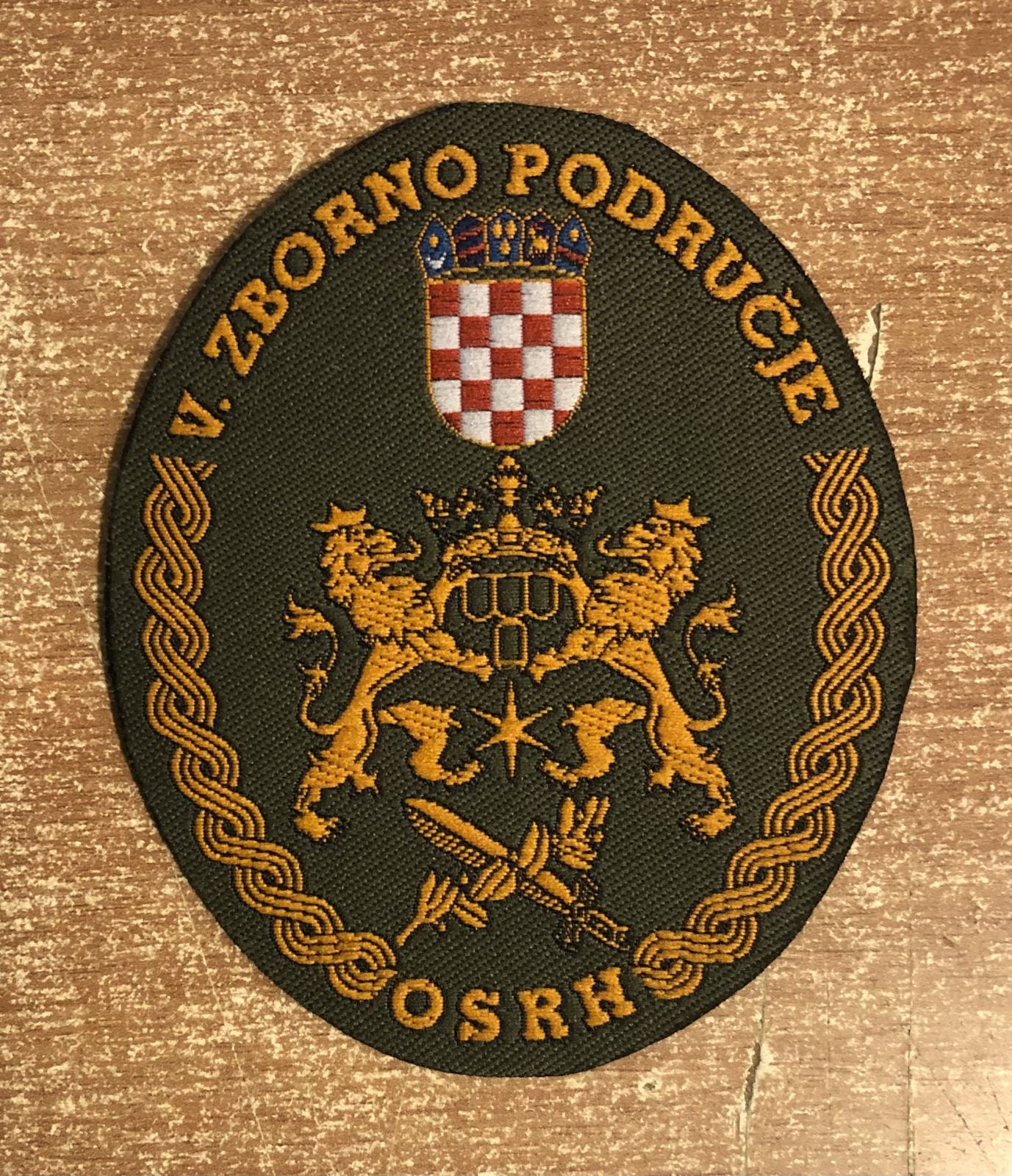 HV OZNAKA - V ZBORNO PODRUČJE OSRH