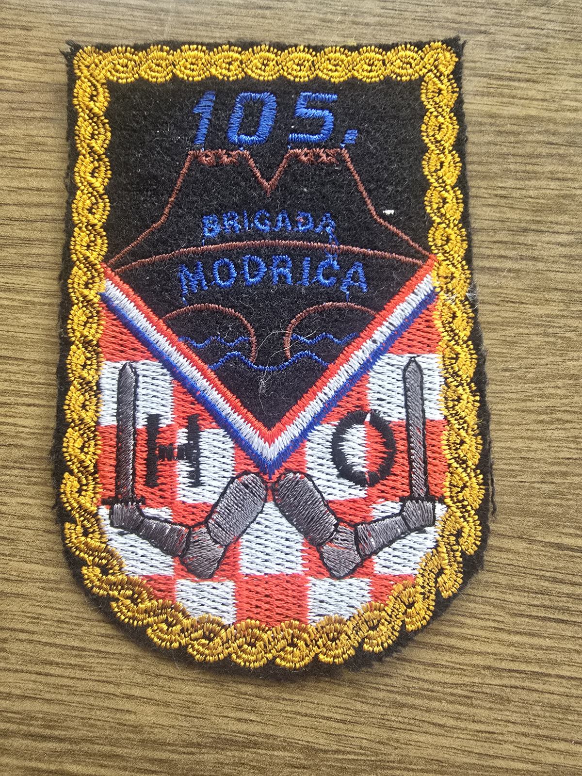 HVO OZNAKA 105 BRIGADA MODRIĆA