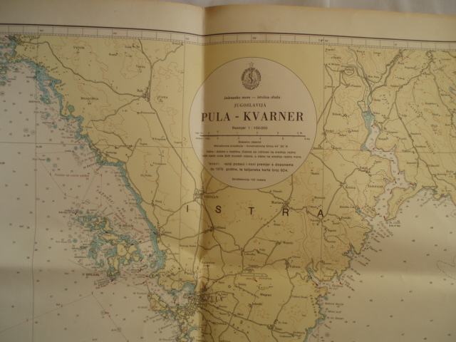 JNA karta Pula - Kvarner