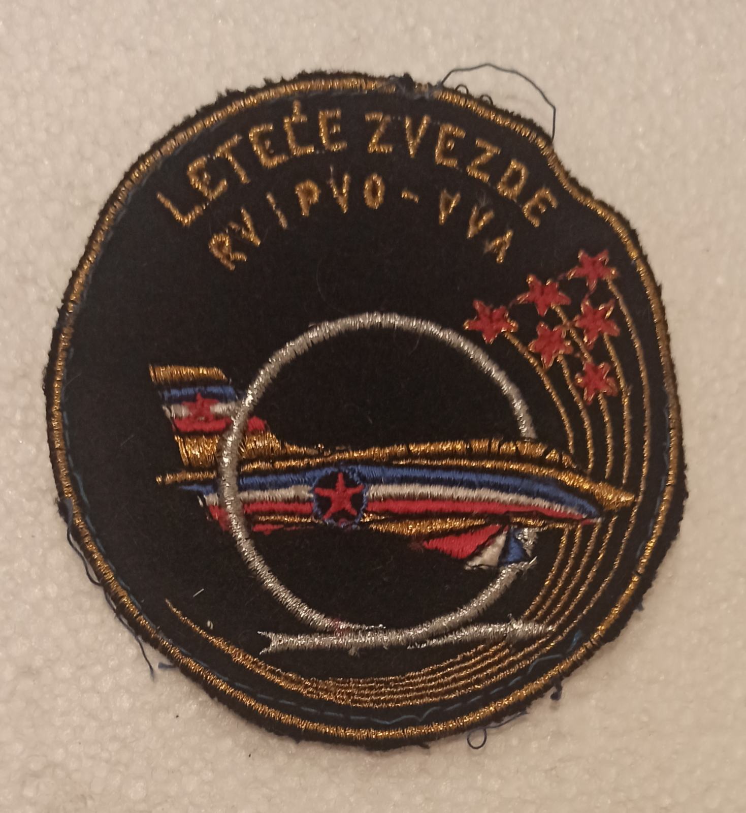 JNA RV i PVO platnena oznaka leteće zvezde
