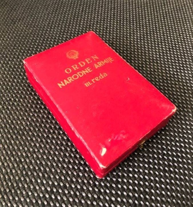 Kutija Ordena Narodne armije III reda, FNRJ/SFRJ