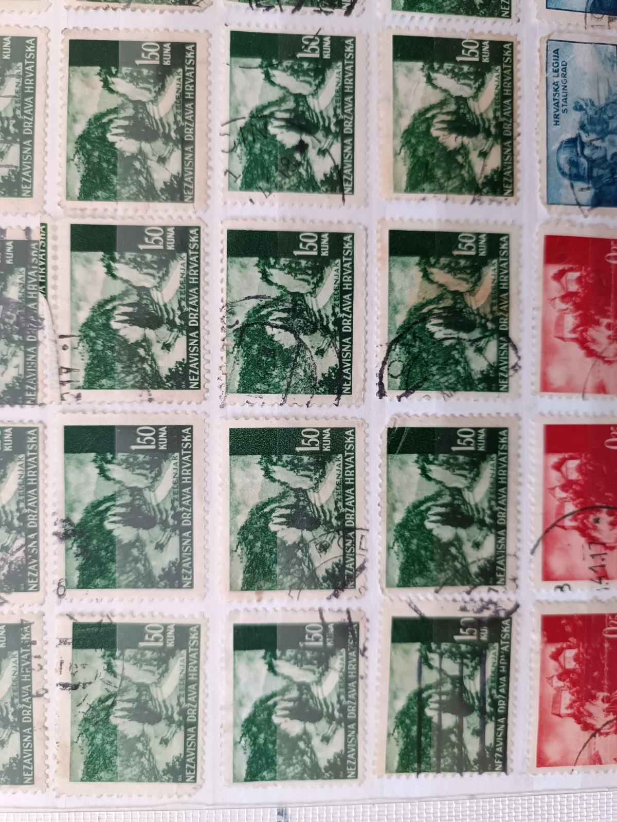 lot kovanica Austrougarske i markica NDH