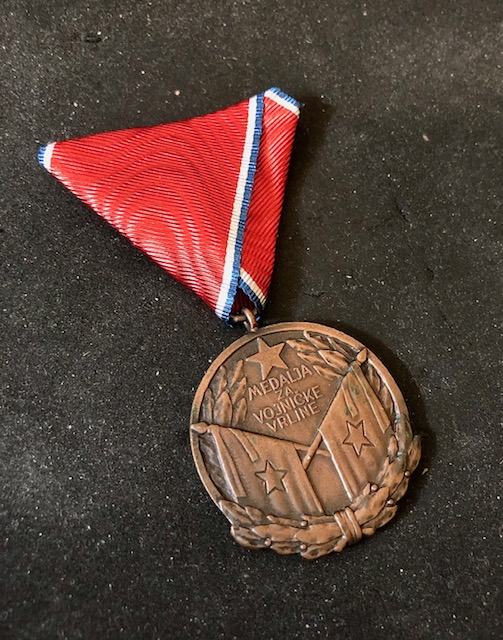 MEDALJA ZA VOJNIČKE VRLINE, FNRJ/SFRJ...5