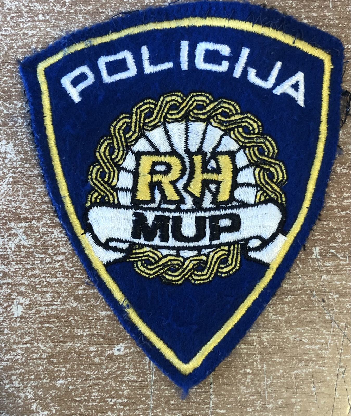MUP RH - PLATNENA OZNAKA TEMELJNE POLICIJE