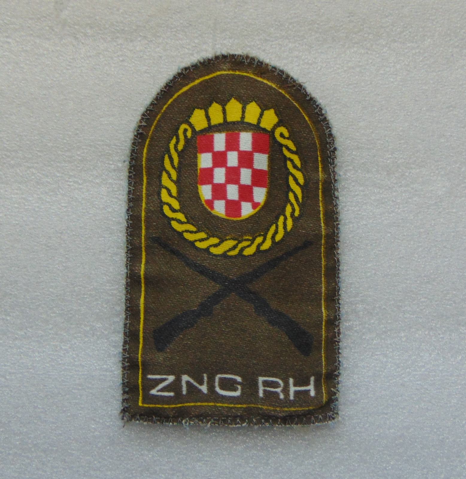 ZNG RH - Prva rukavna oznaka