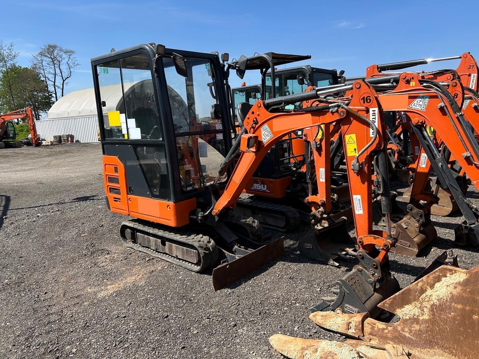 HITACHI ZX19-6 RABLJENI MINI BAGER