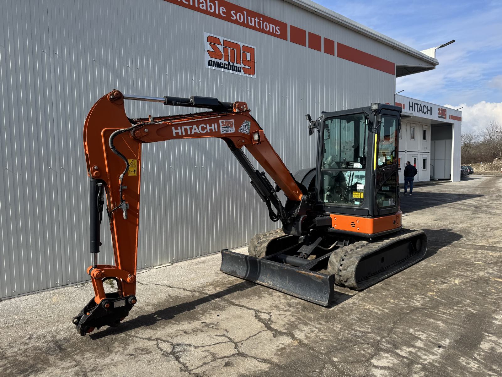 HITACHI ZX48U-6 PREMIUM RABLJENI BAGER