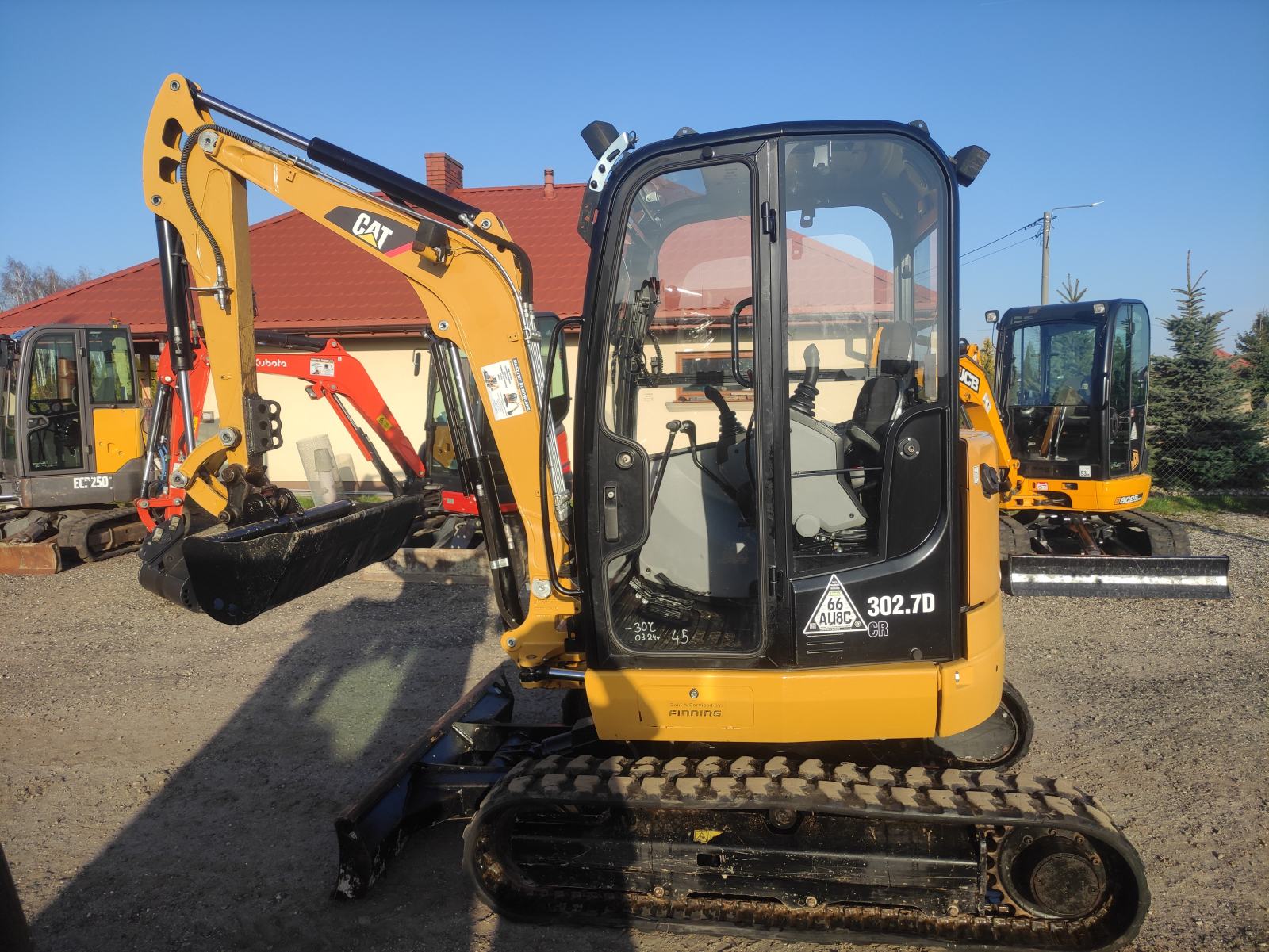 MINI BAGER CATERPILLAR CAT 302.7 DCR 1160sati motora 2017godina