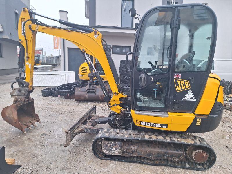 MINI BAGER JCB 8026 CTS – 2016 godina, 3000 radnih sati NA SKLADIŠTU