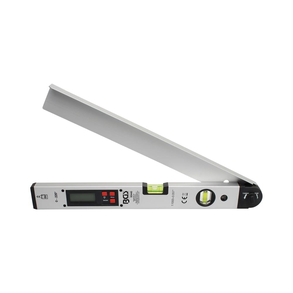 BGS digitalni kutomjer sa libelom 450 mm pro+ 50440