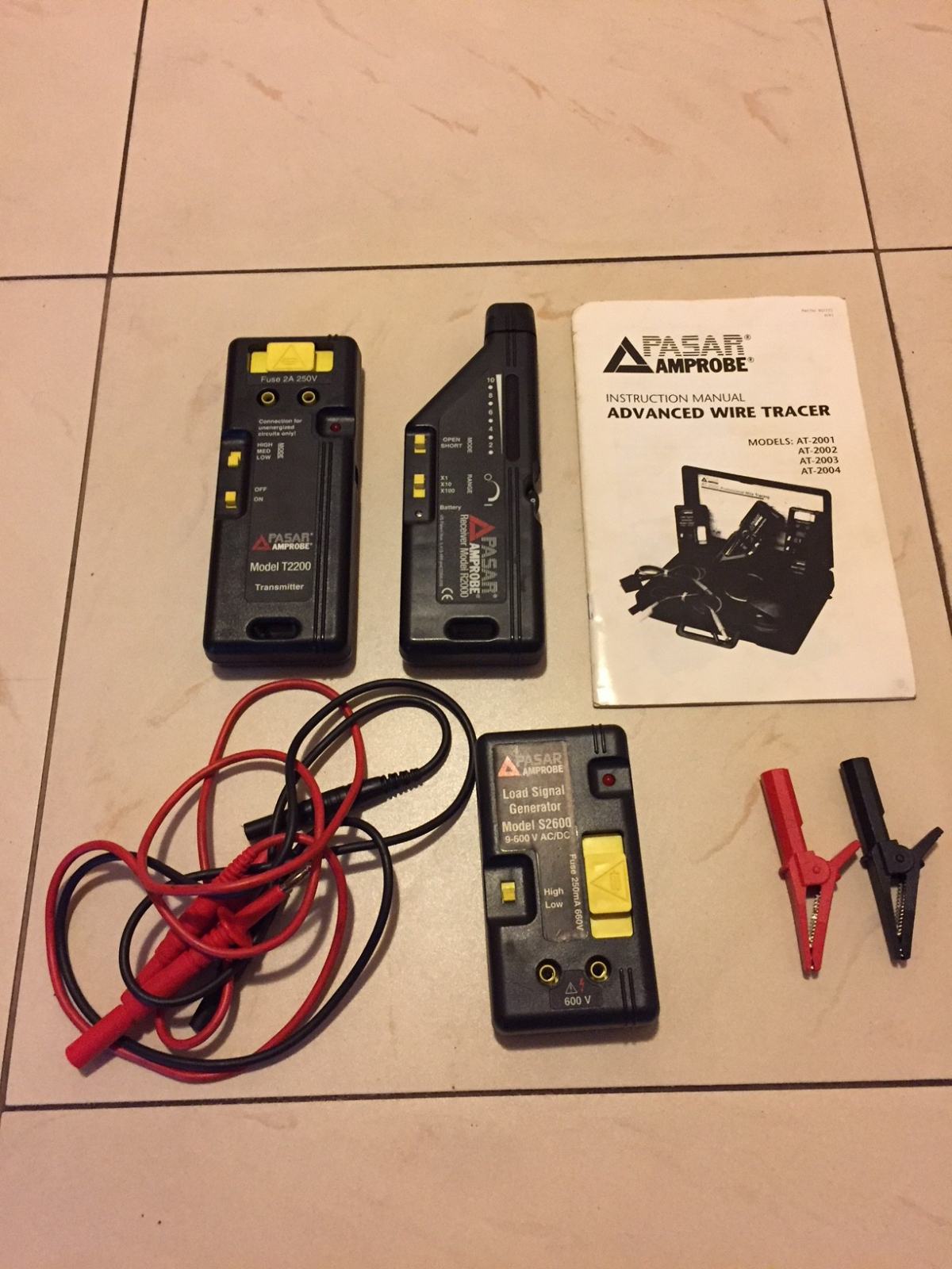 Amprobe Advanced Wire Tracer S2600, T2200, R2000 Kit